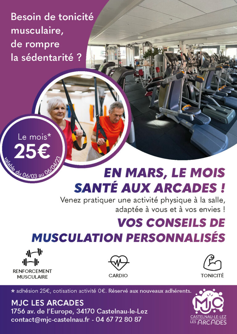 Le mois santé aux Arcades - MJC Castelnau-le-Lez