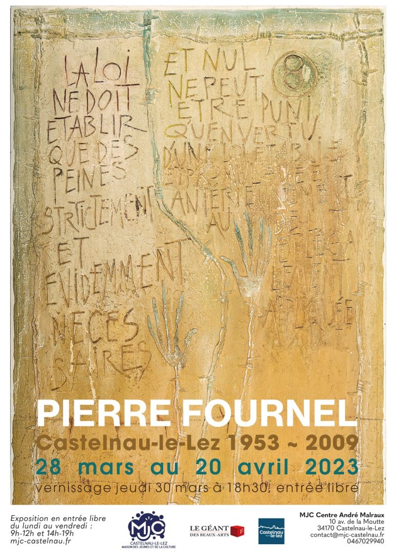Peintures de Pierre Fournel - MJC Castelnau-le-Lez